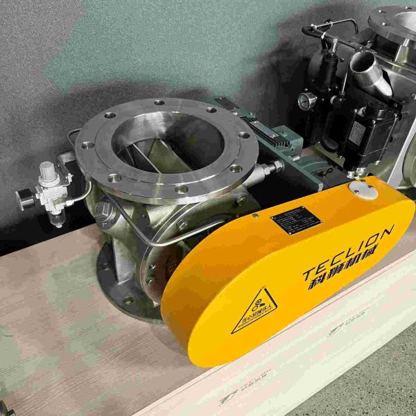 Quality Stainless Steel Rotary Air Valve Lock Feeder In Cement Plant Conveying PP Powder for sale