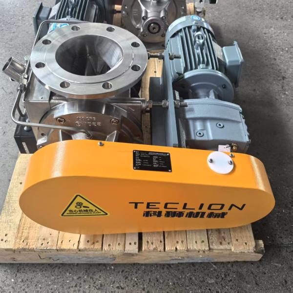 Quality High pressure rotary airlock valve for dense phase transportation of plastic particles for sale