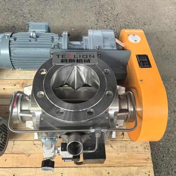 Quality High pressure rotary airlock valve for dense phase transportation of plastic for sale