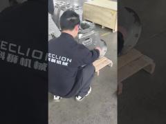 DN250 구경 스윙 플레이트 플랩 타입 중력 낙하 이송 전환 밸브