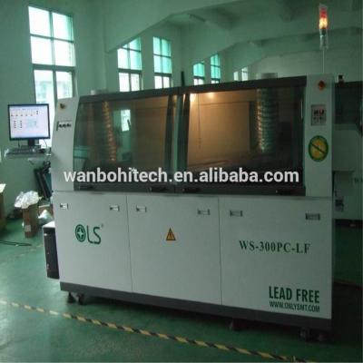China Double Wave Soldering Equipment, Standaard Computer Control DIP Soldering Machine Te koop