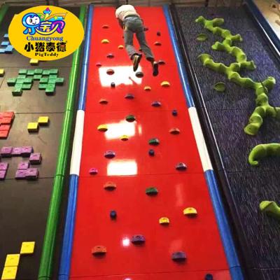 China Safe Commercial Fiberglass Climbing Wall , Children'S Rock Climbing Wall Backyard for sale