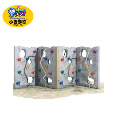 China School Kids Backyard Climbing Wall , Outdoor Rock Climbing Wall UV - Resistance for sale
