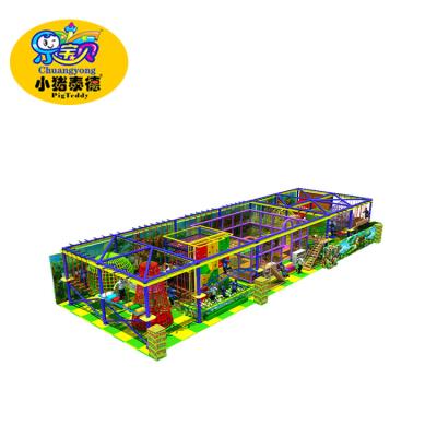 China Attractive Kids Indoor Obstacle Course Equipment Playground High Capacity for sale