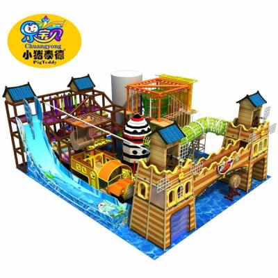 Cina Castello del campo da giuoco dell'interno completo dei bambini/delicatamente attrezzatura impertinenti di campo giochi in vendita