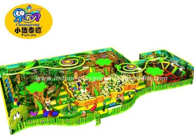 Cina Il gioco molle scherza il castello impertinente dei giochi, attrezzatura dell'interno del giocattolo del campo da giuoco di stile della foresta in vendita