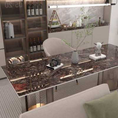 China Chapas de porcelana polida de 12 mm para interiores modernos à venda