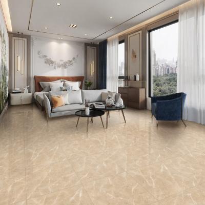 China Polished White Indoor Ceramic Floor Tiles for Elegant Residential Flooring à venda