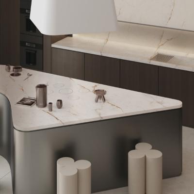 China Floor / Wall Installation Type Porcelain Cement Look Tile with Marble Appearance for sale