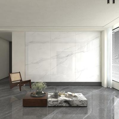 China Cement Backer Board Marble Look Porcelain Tile 9mm Thick Ideal for Dining Room Flooring Durable and Elegant Surface Solution for sale