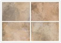 China Durable Cement Look Porcelain Tile Glazed Concave Convex Pattern Surface for sale
