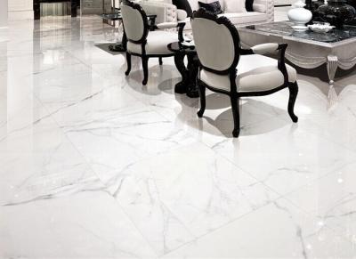 China Wear - Resistant Marble Look Ceramic Floor Tile For Living Room for sale