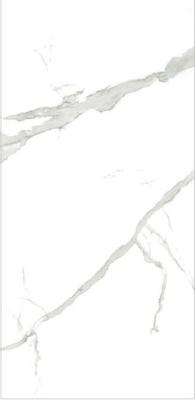 China Marble Look Porcelain Tile Calacatta Polished Glazed Tile 1200x2400 White Marble Indoor Tile for sale