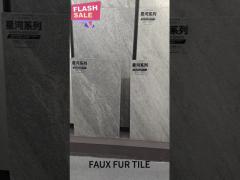 Faux fur tile