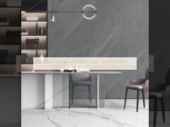 Glue Down or Floating Installation High Stain Resistance Indoor Porcelain Tiles for Versatile and Long-Lasting Flooring
