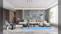 Premium Marble Look Porcelain Tiles Elegant Durable Flooring