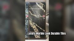 Durable Marble Look Porcelain Tiles for Modern Interiors
