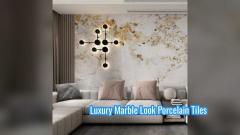 Luxury Large Format Marble Look Porcelain Tiles 1200x2700