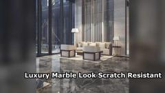 Durable Marble Look Porcelain Tile Scratch Resistant Flooring