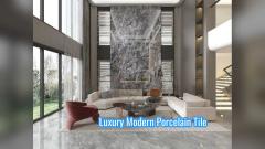 Modern Rectified Porcelain Tile for Luxury Flooring