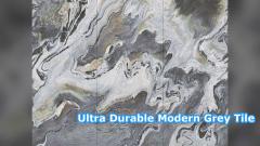 Modern Grey Porcelain Tile Durable and Stylish Flooring
