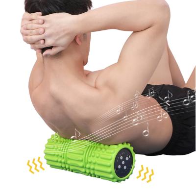 China EVA Electric Yoga Roller with Built-in Speaker and Customizable Color for Fitness Massage for sale