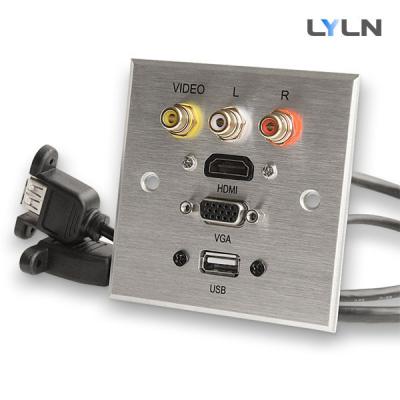 Cina Il piatto di parete di alluminio spazzolato di avoirdupois, audio video piatti di parete con Hdmi facile funziona in vendita