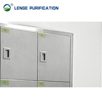 Cina 1200 × 450 × 1800 Armadietto in acciaio inossidabile SS304 lucidato con dodici porte in vendita