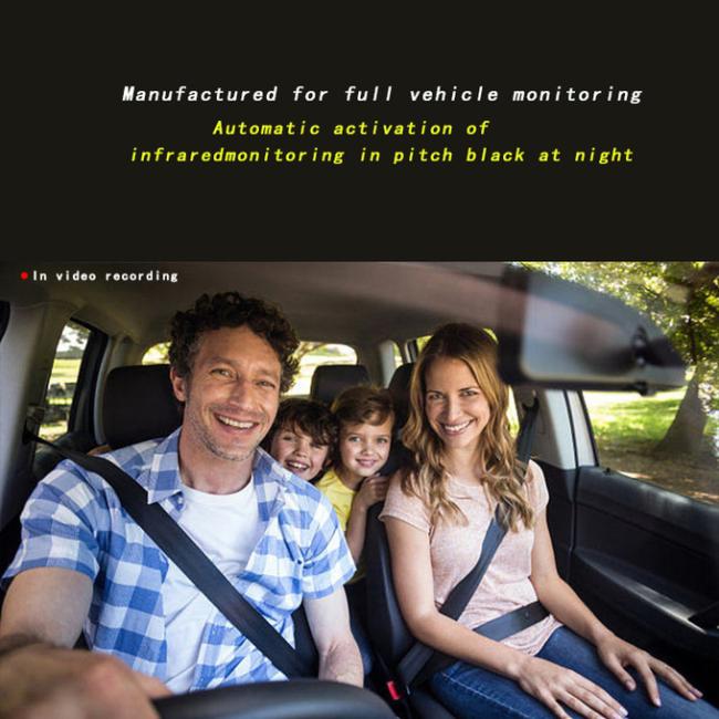 Dual Car Driving Record Driving Monitoring Cameras AHD Starlight HD Night Vision