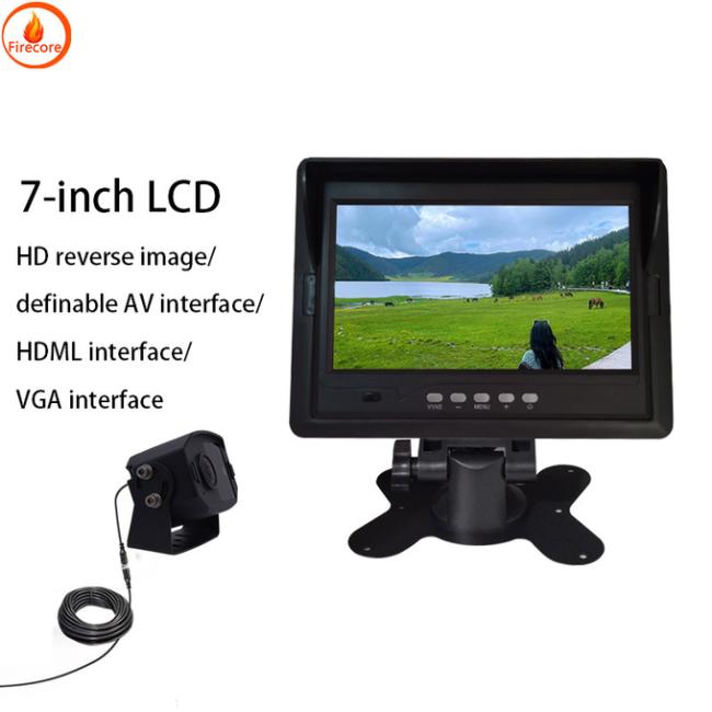 7-inch Mirror Electric Screen Display Rearview Dash Cam Video Monitor Portable