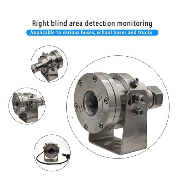 4K CCTV Anti-Explosion Fisheye PTZ Camera Stainless Steel Build-in MIC Starlight IR