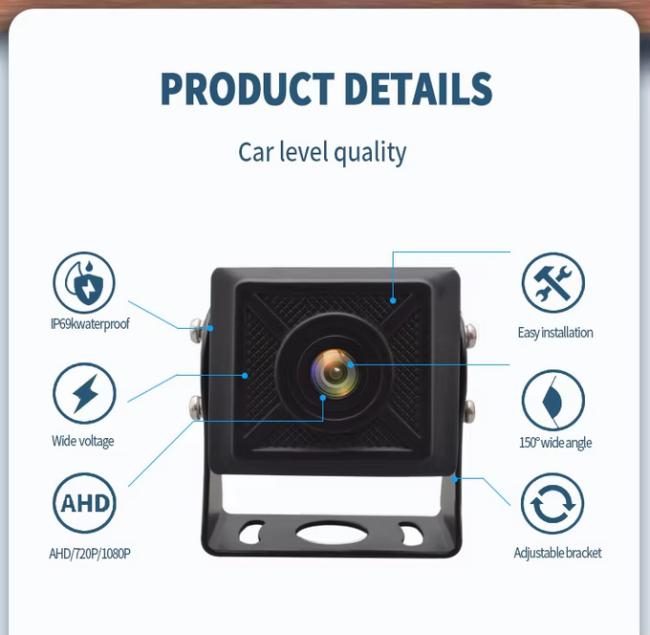 AHD 1080P Front Rear Back Side View Car Vehicle Surveillance Security Safety Night Vision