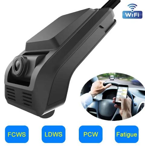 Trovacam Wide Angle GPS Dual Lens Car Dash Camera Front and Rear Digital Cam Wi-Fi