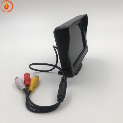 China Apoyo para la cabeza cámara de vista trasera monitor de 4,3 pulgadas cámara trasera de automóvil con pantalla de visualización en venta