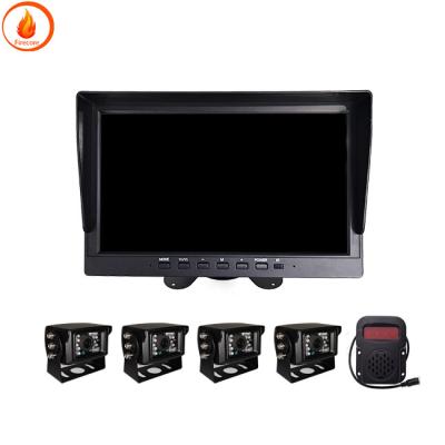 China Cámaras de vigilancia de camiones de 12 V Sistema de vigilancia de vídeo de vehículos AHD de 7 pulgadas en venta