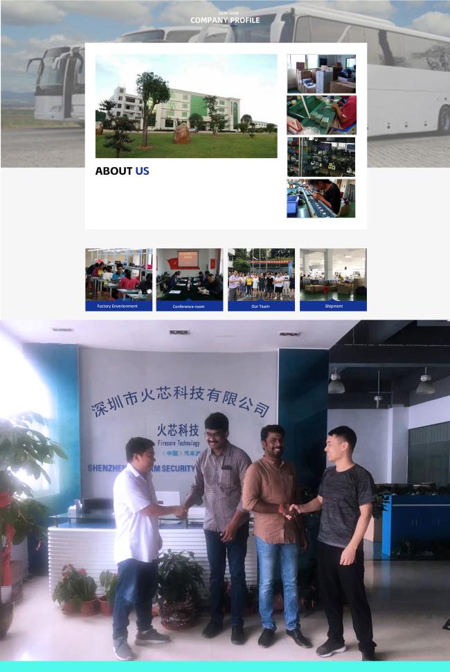 AHD High Definition Car Reversin Aid Backup Monitor For School Bus Truck IR Night Vision