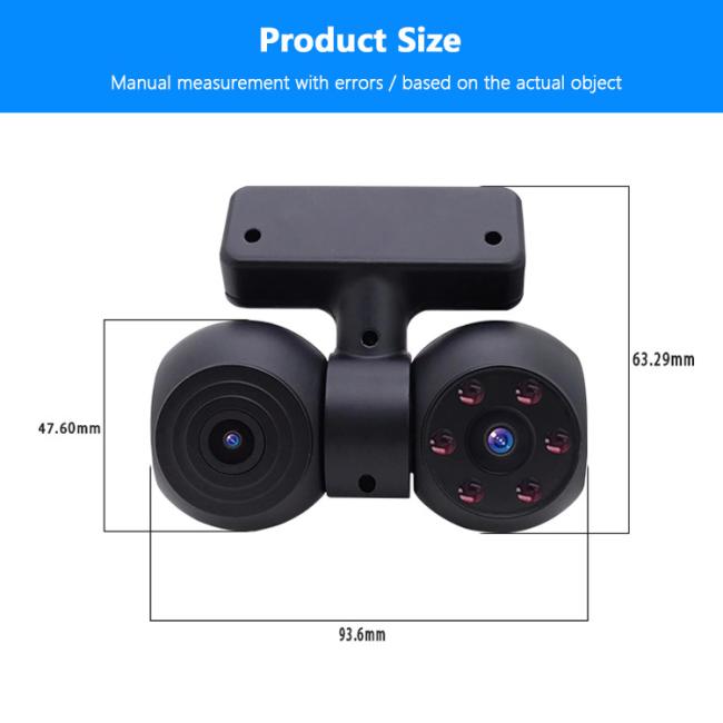 Patented Design HP 1080P Mini Dash Cam Dual Camera Hidden For Car
