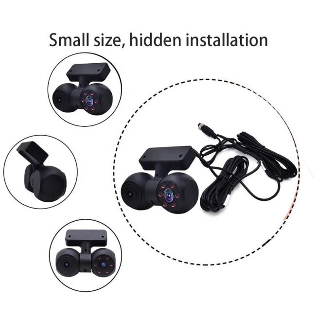 Patented Design HP 1080P Mini Dash Cam Dual Camera Hidden For Car