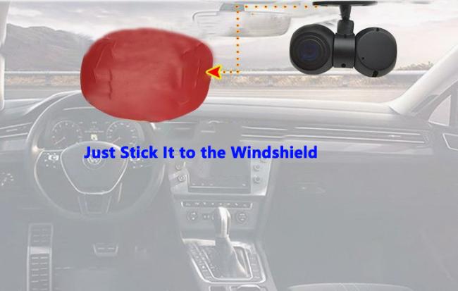 Patented Design HP 1080P Mini Dash Cam Dual Camera Hidden For Car