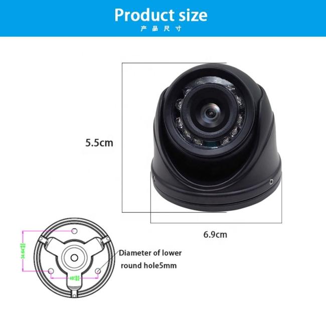 AHD 1080P MINI Analog CCTV IP Security Camera Wide Angle Lens