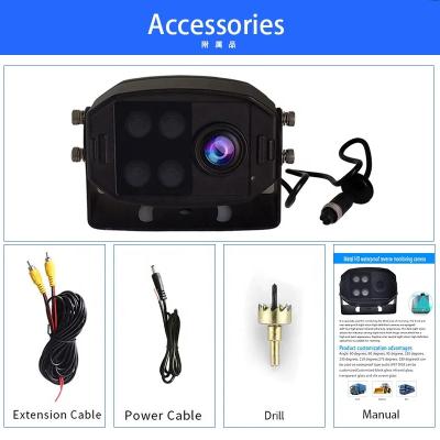 Cina Firecore X-02 DC12V HD 1080P Camere di parcheggio anteriori e posteriori Visione notturna IP69K Parcheggio Assistenza Sistema di telecamere in vendita