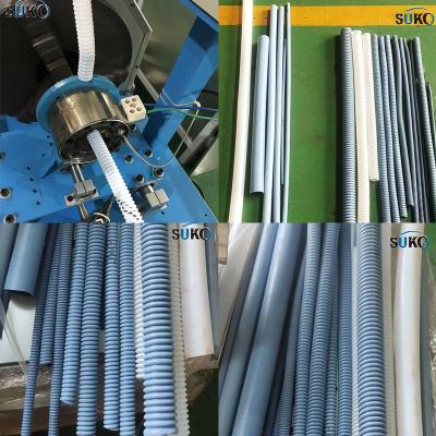 China Laboratory PTFE Plastic Corrugated Pipe Machine Manufacturers for sale