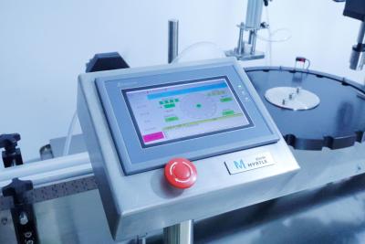 China Flüssige Füllmaschine des automatischen Bank-Spitzenperistaltik-pumpen-Augen-Tropfen-ätherischen Öls mit Förderer für Parfüm der Flaschen-10ml zu verkaufen