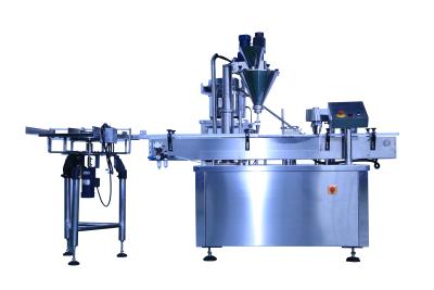 China Vial Bottle Powder Filling Capping-Machine Enig Hoofd Te koop