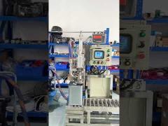 Máquina semiautomática de llenado y tapón para desinfectante