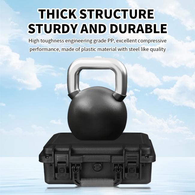 Tool case being carried with ergonomic handle