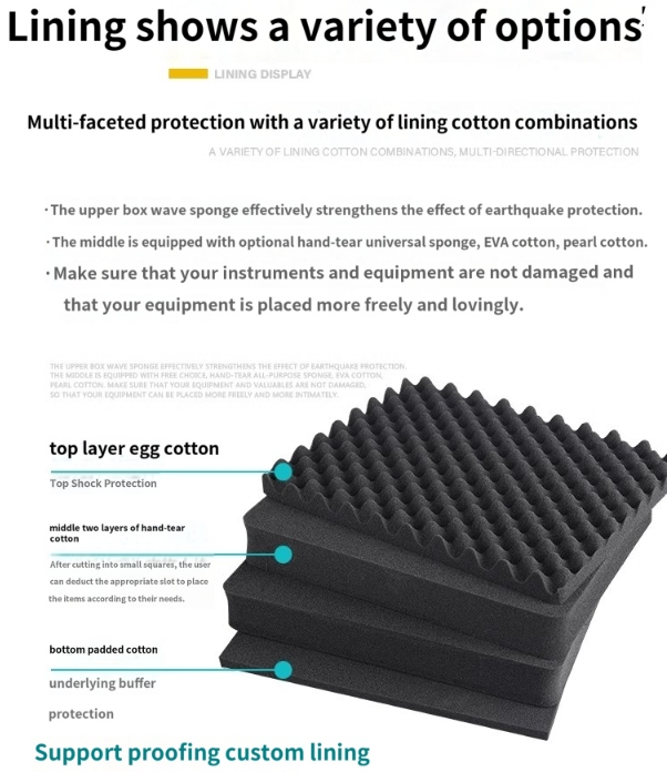 Multi Tool Box Case - Side View Showing Latches