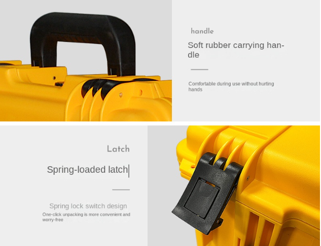 Interior view of tool storage case showing pre-cut foam organization