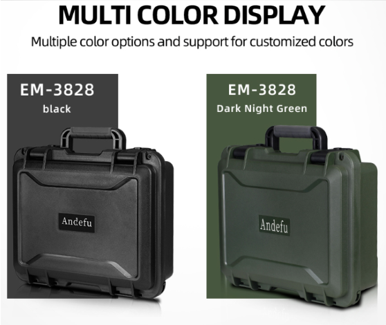 PP IP67 Hard Plastic Tool Case - Front View