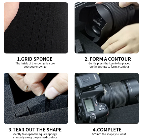 PP IP67 Hard Plastic Tool Case - Interior View